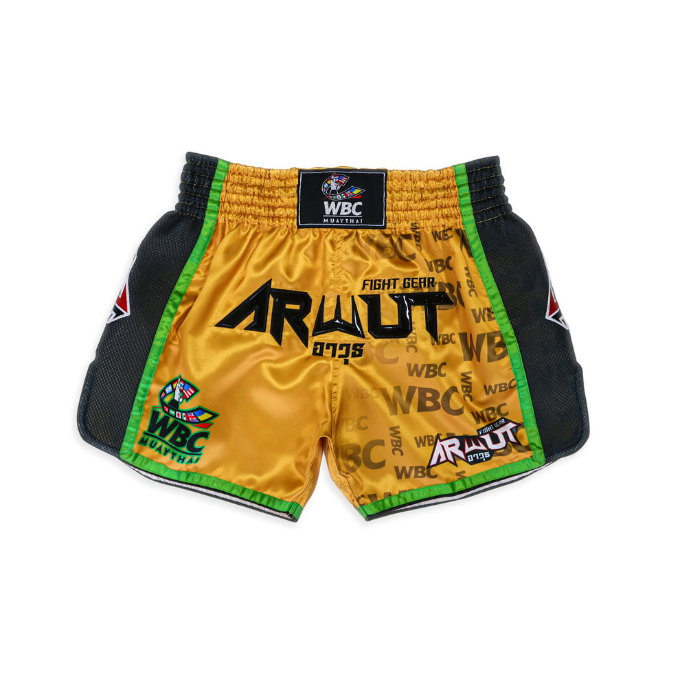 Arwut X WBC Muay Thai Shorts BS2 Limited Edition Golden Heart